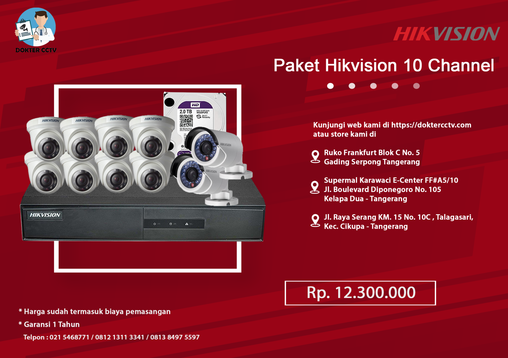 Paket CCTV | Dokter CCTV - Toko CCTV di Tangerang | CCTV Jakarta..