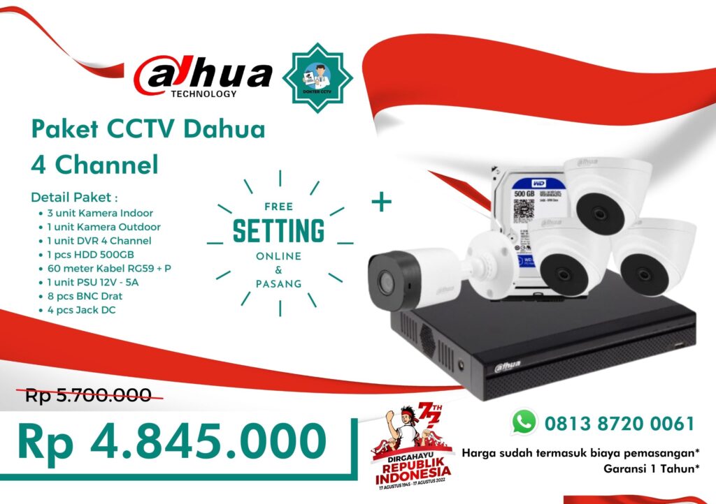 Paket CCTV Murah | Harga Paket CCTV | Harga Pasang CCTV