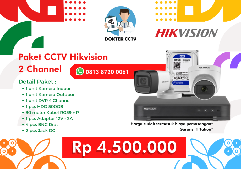 Paket CCTV Murah | Harga Paket CCTV | Harga Pasang CCTV