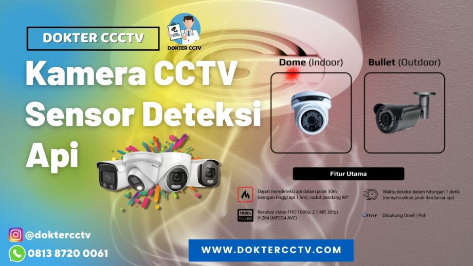 CCTV Sensor Deteksi Api, Begini Cara Kerjanya